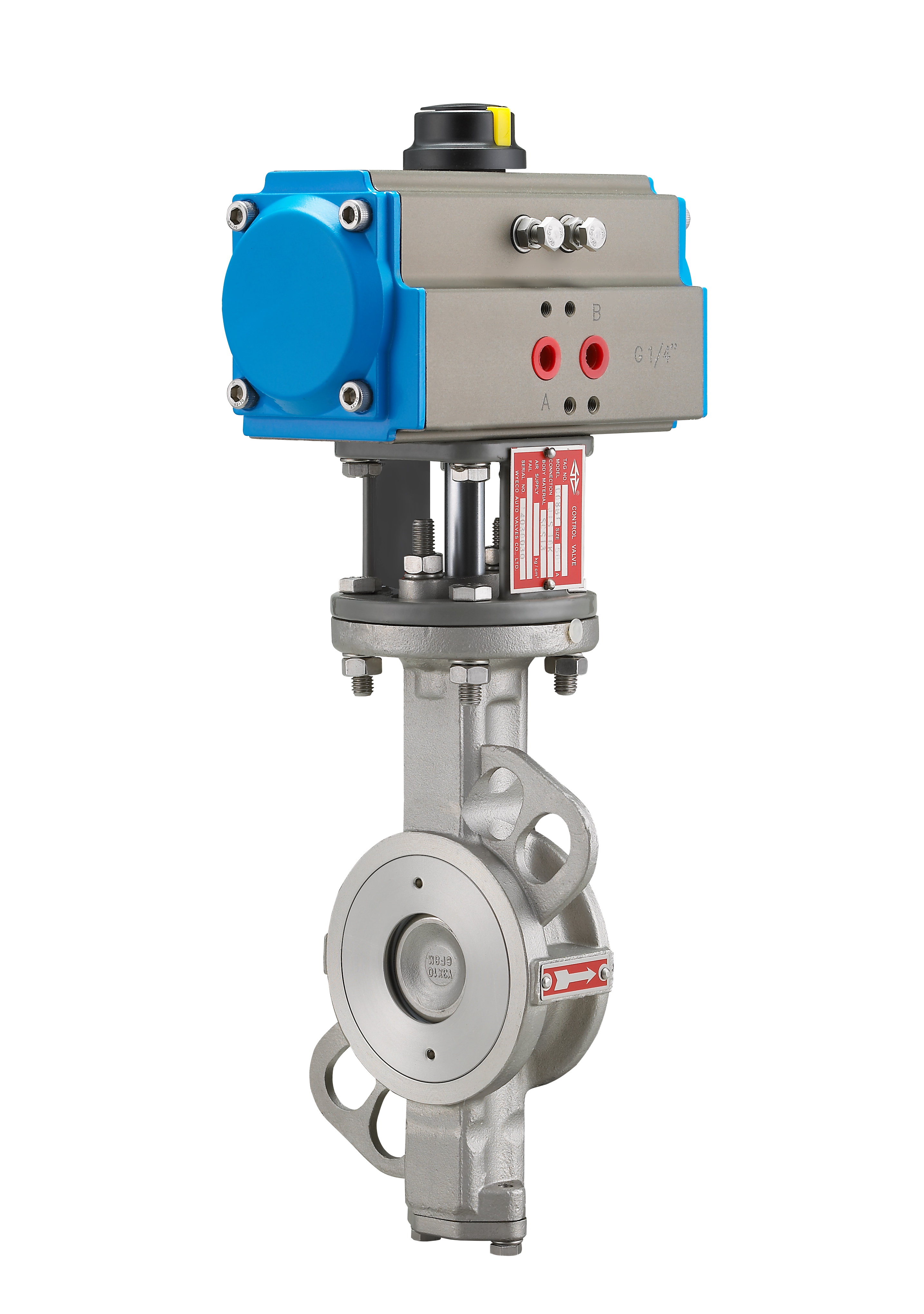 Cylinder Actuated Butterfly Valve - Wyeco Auto Valves Co., Ltd.